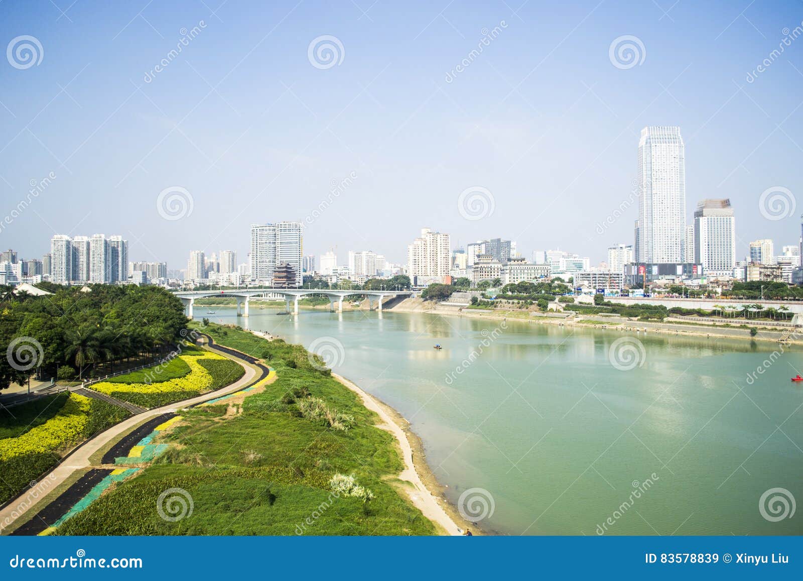 A beautiful and clean city stock image. Image of building - 83578839