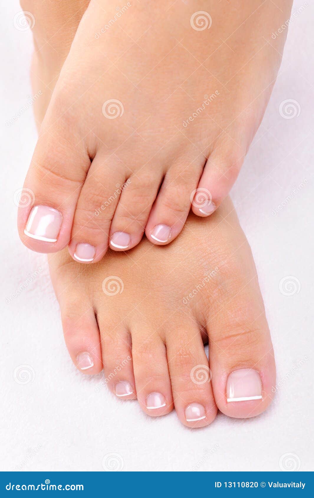 Beautiful Clean Female Feet Stock Photo - Image of girl, nail: 13110820