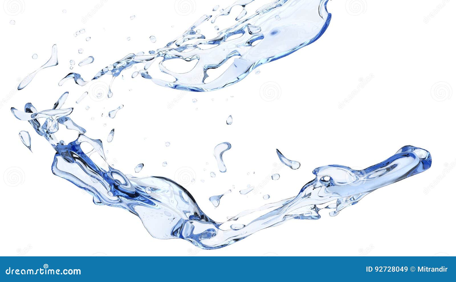 Beautiful Clean Water Swirls Stock Image - Image of purity, flowing ...