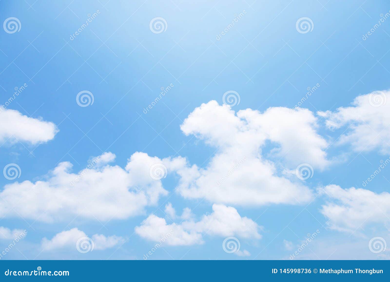 Morning Blue Sky Wallpaper