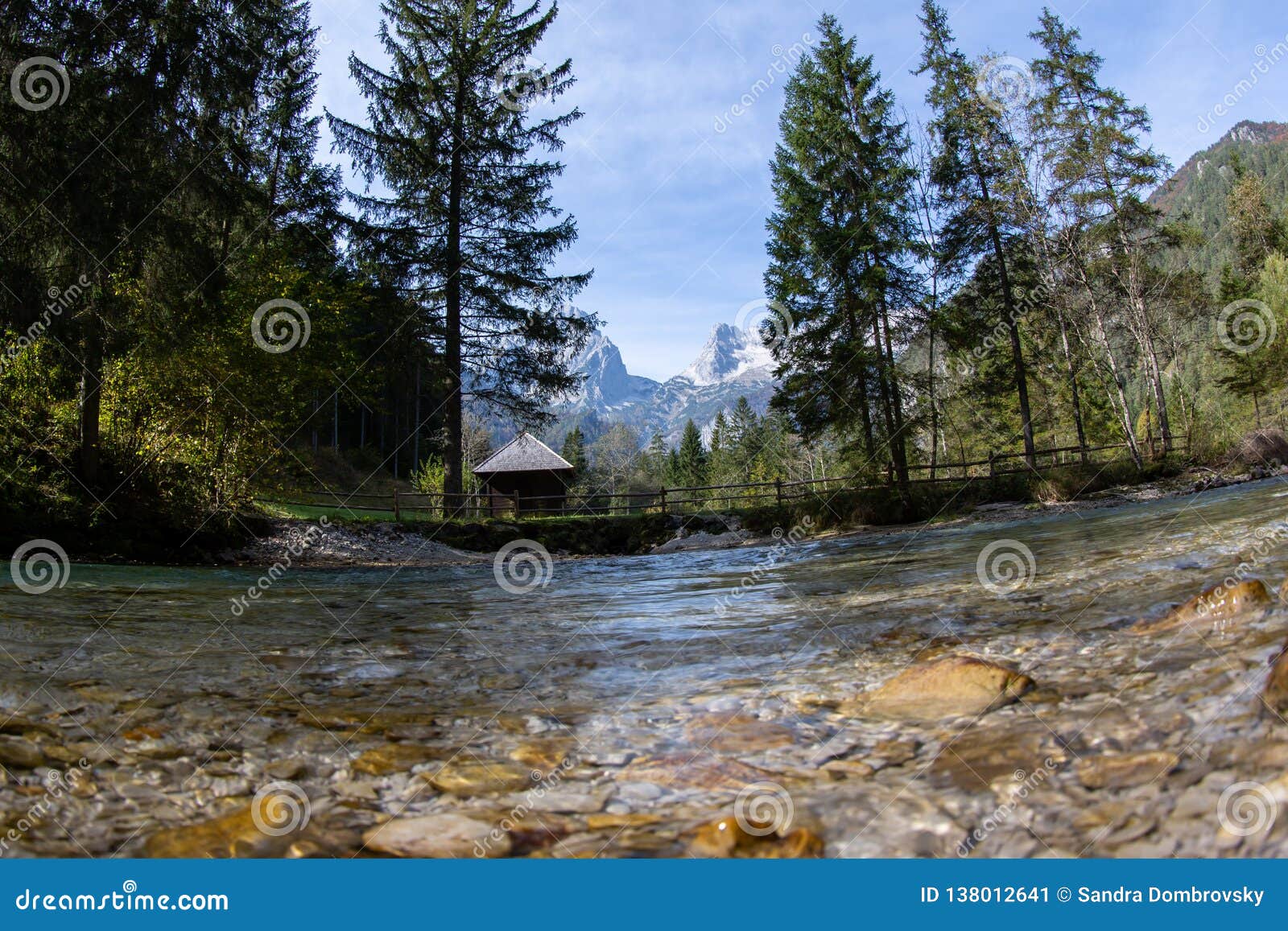 A Beautiful Clear River in Austria Stock Image - Image of rocks ...