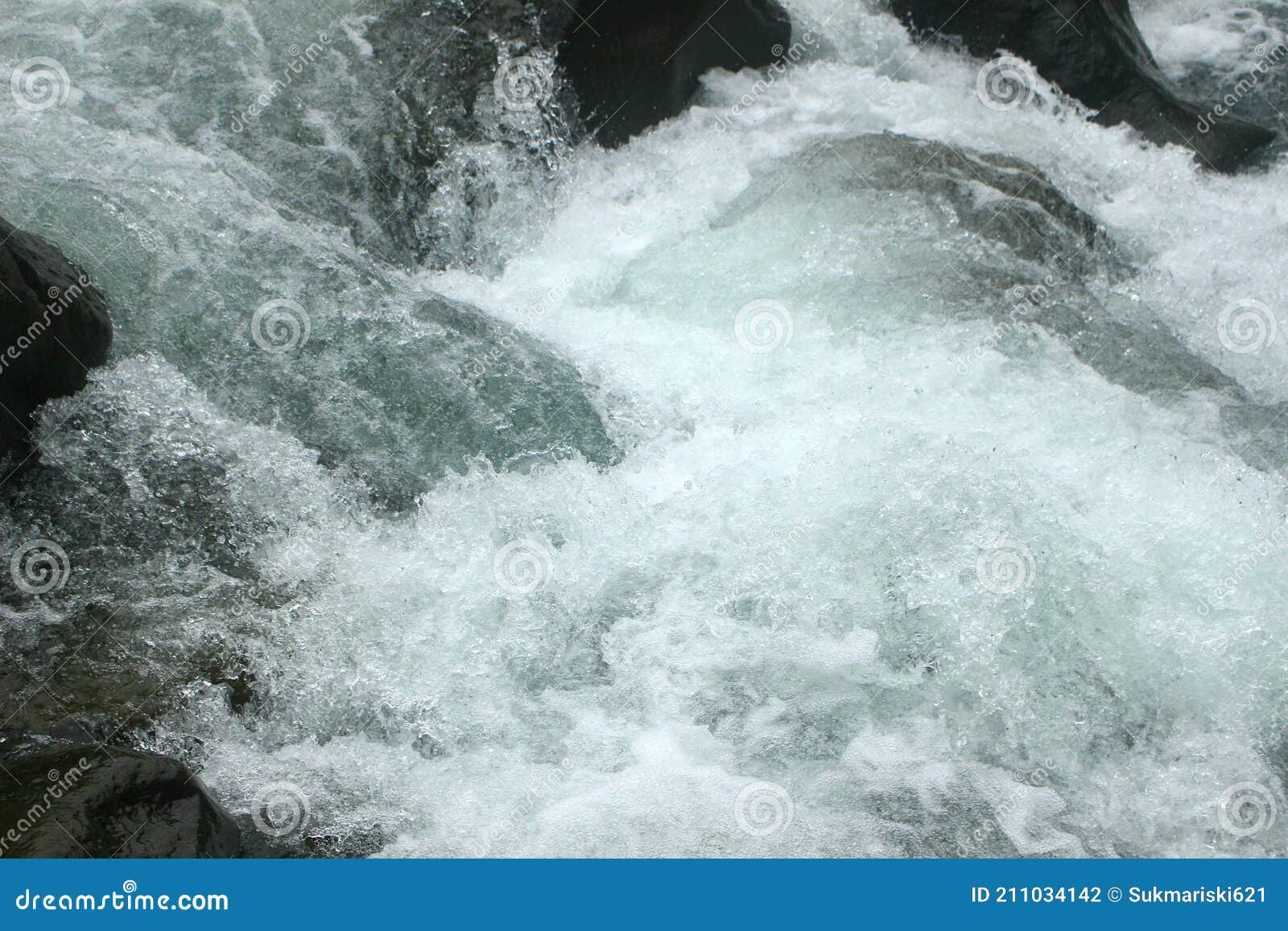 Beautiful Clear River Flow in Tropical Forest Stock Photo - Image of ...