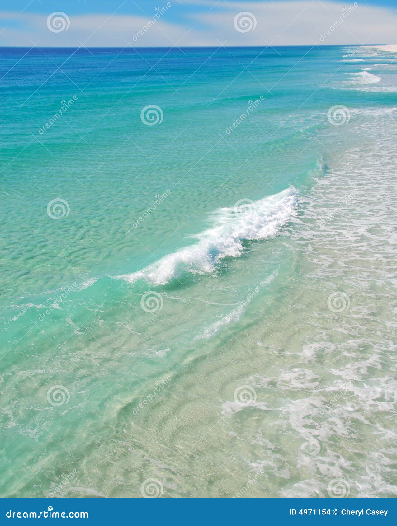 Beautiful Clear Surf stock photo. Image of florida, surf - 4971154