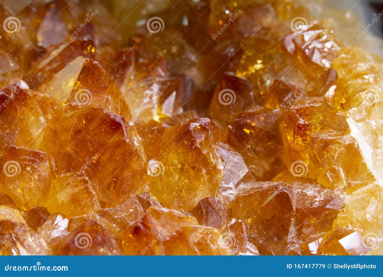 Beautiful Close Up of Rock Quartz Crystal Gemstone Stock Image - Image ...