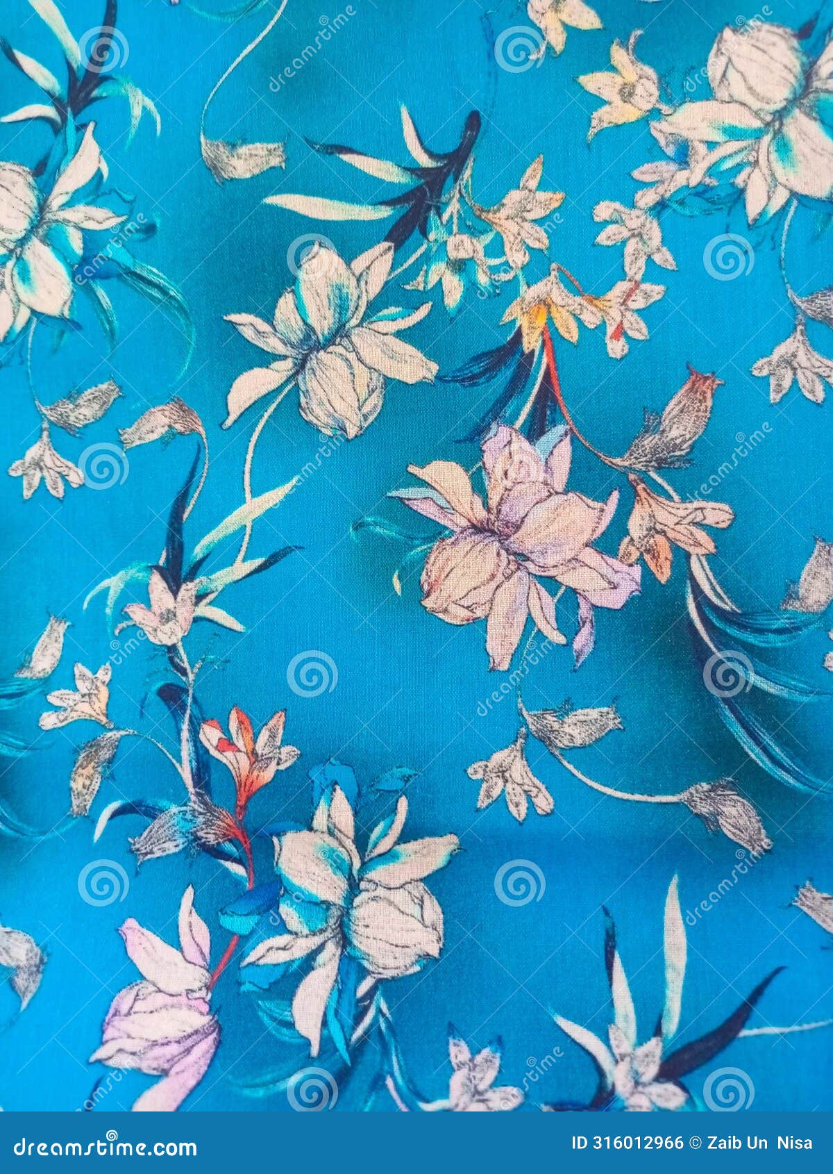Beautiful cloth design. stock photo. Image of flowers - 316012966