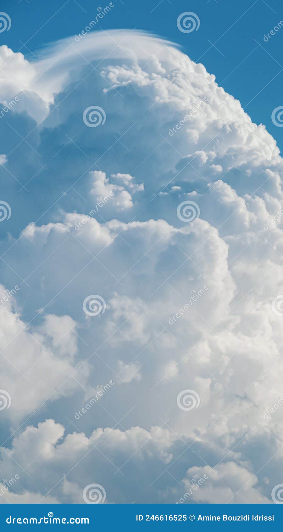 Beautiful Cloud Formation Caught from a Mediterranean Window Seat Stock ... Beautiful Cloud Formation Caught from a Mediterranean Window Seat Stock ...