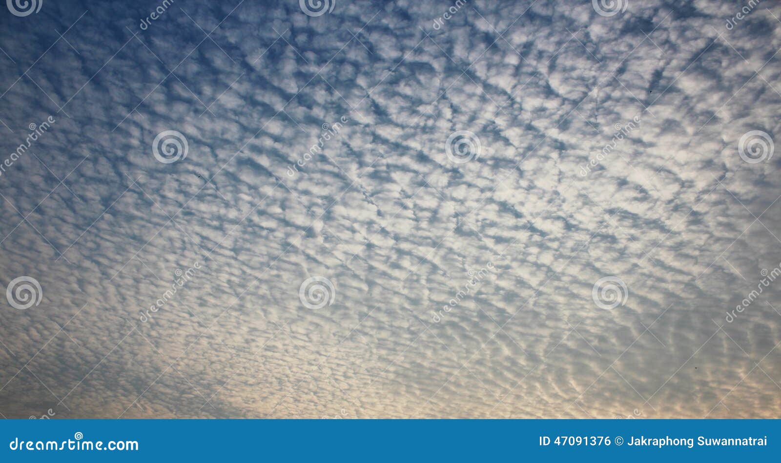 Beautiful Cloud Pattern in the Sky Stock Photo - Image of bright ...