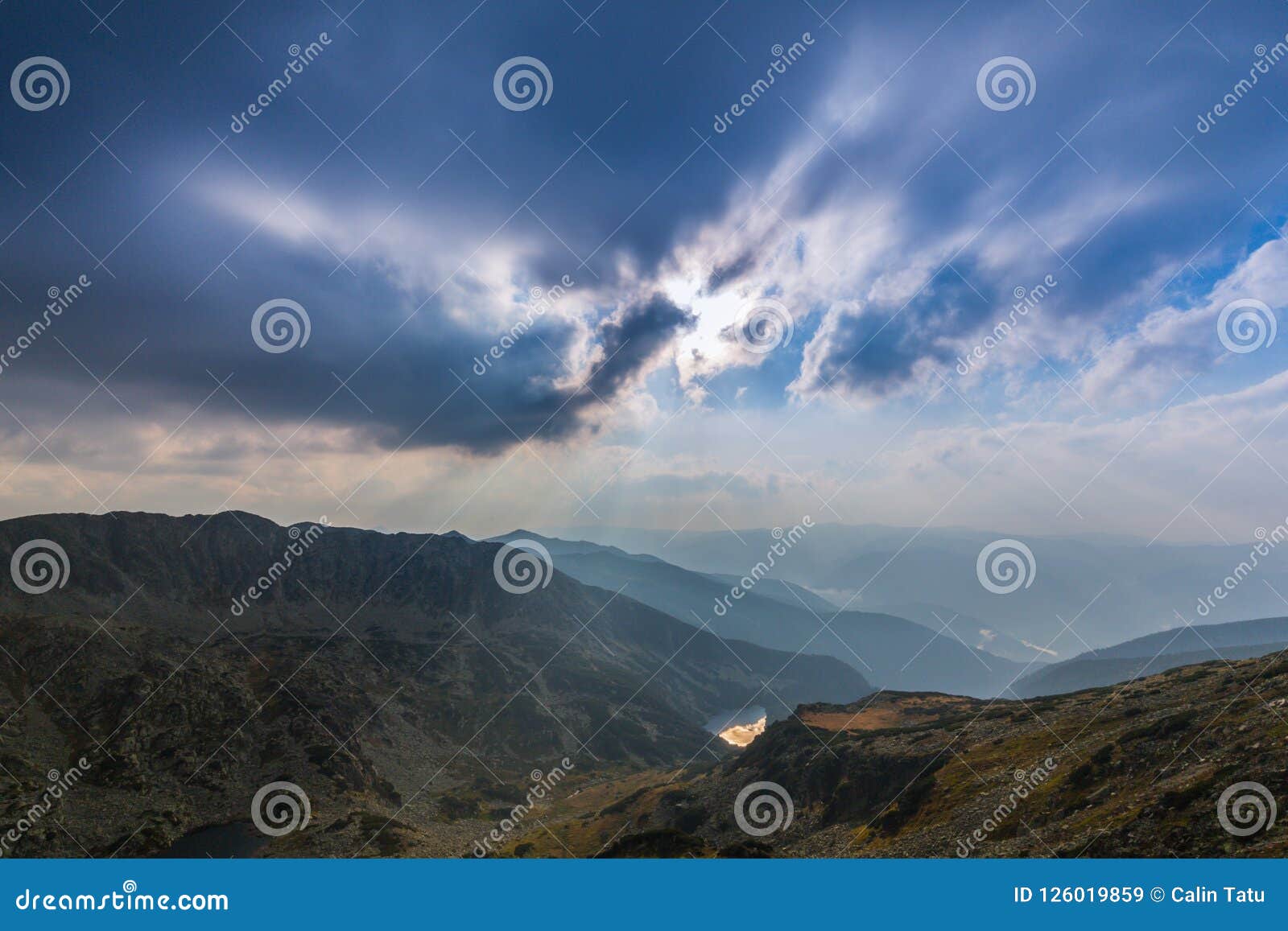 Dramatic Scenery in High Mountains in the Alps, in Summer Stock Image ...