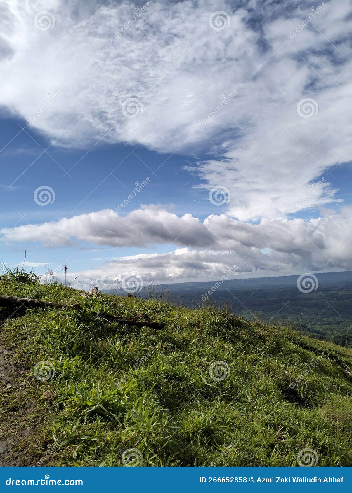 Beautiful Cloud View on the Mountain in Nglanggeran Stock Photo - Image ...