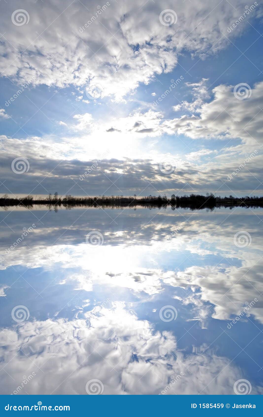 Beautiful clouds stock image. Image of landscape, sunshine - 1585459