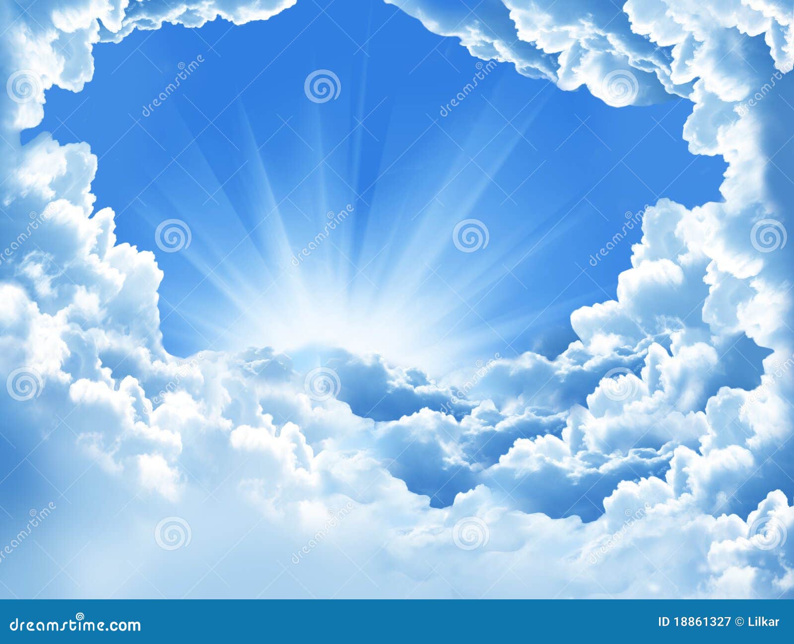 Beautiful clouds stock image. Image of blue, heavens - 18861327