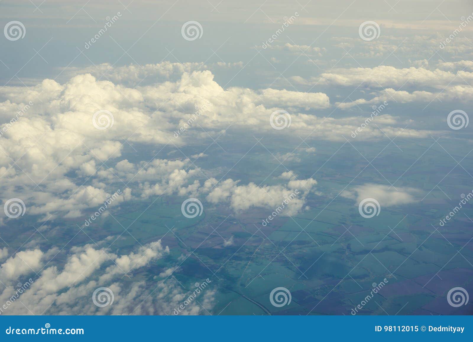 Beautiful Clouds Above the Earth in Atmosphere Stock Image - Image of ...