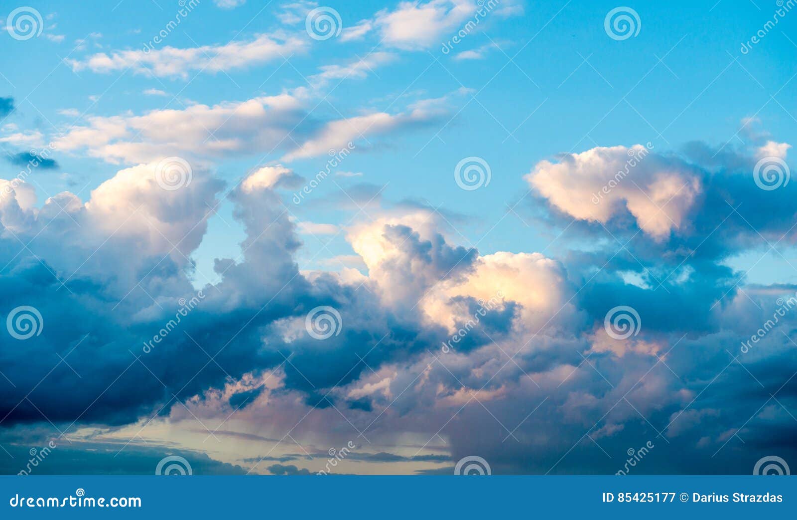 Beautiful Clouds Background Stock Image - Image of heaven, cloudscape ...