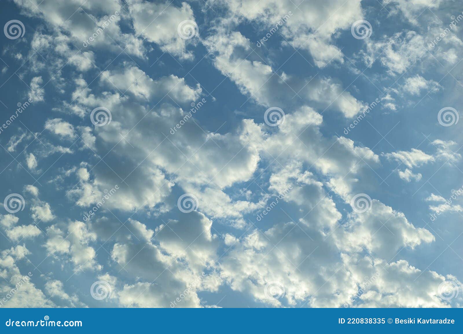 Beautiful Clouds in a Blue Sky. Stock Image - Image of blue, beauty ...