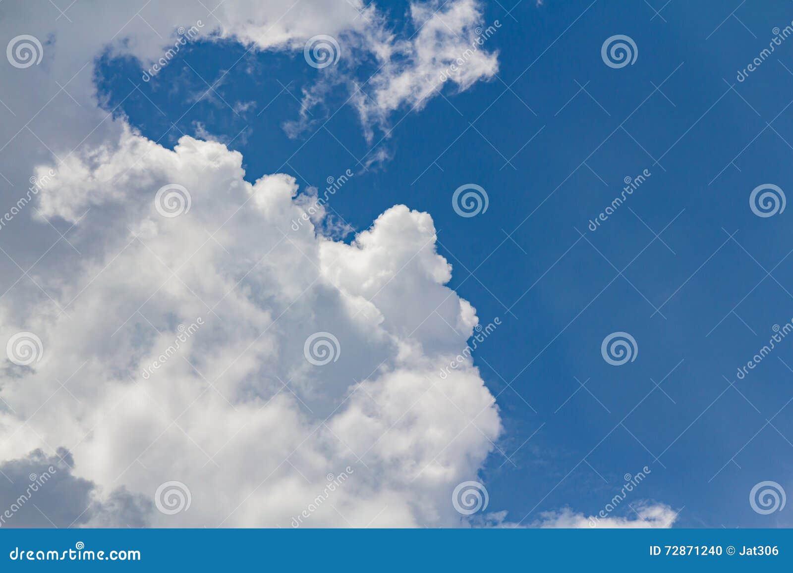 Beautiful Clouds with Blue Sky Stock Photo - Image of blue, overcast ...