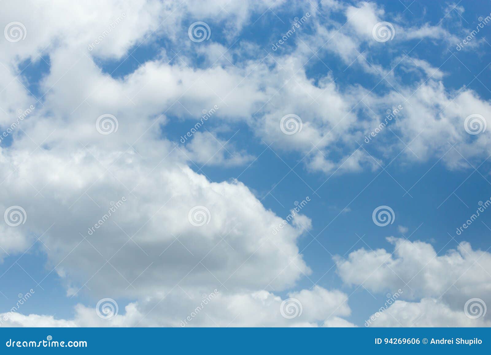 Beautiful Clouds on a Blue Sky Stock Photo - Image of bright, blue ...