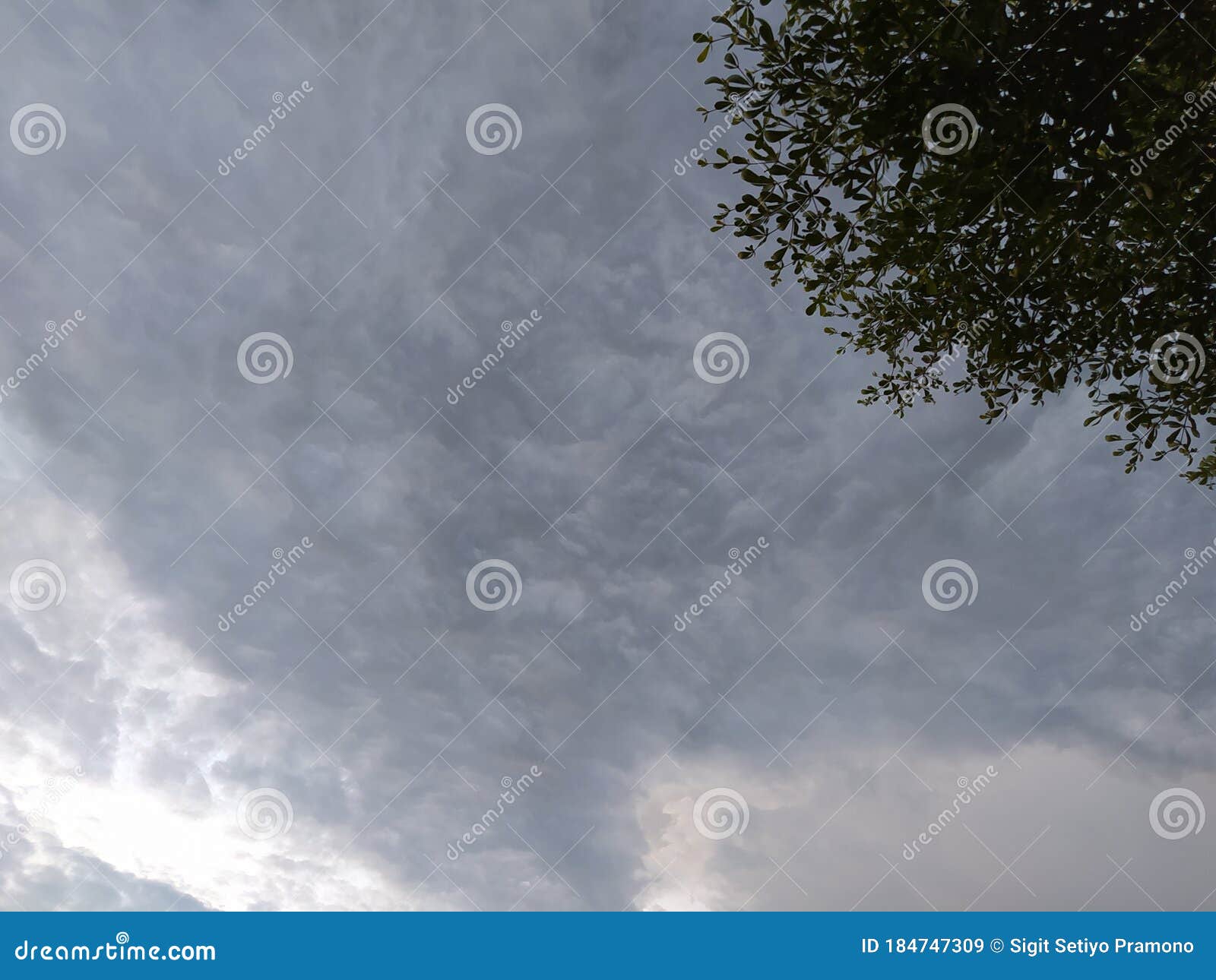Beautiful Clouds and Sky during Cyclone Will Hit the Shore Stock Image ...