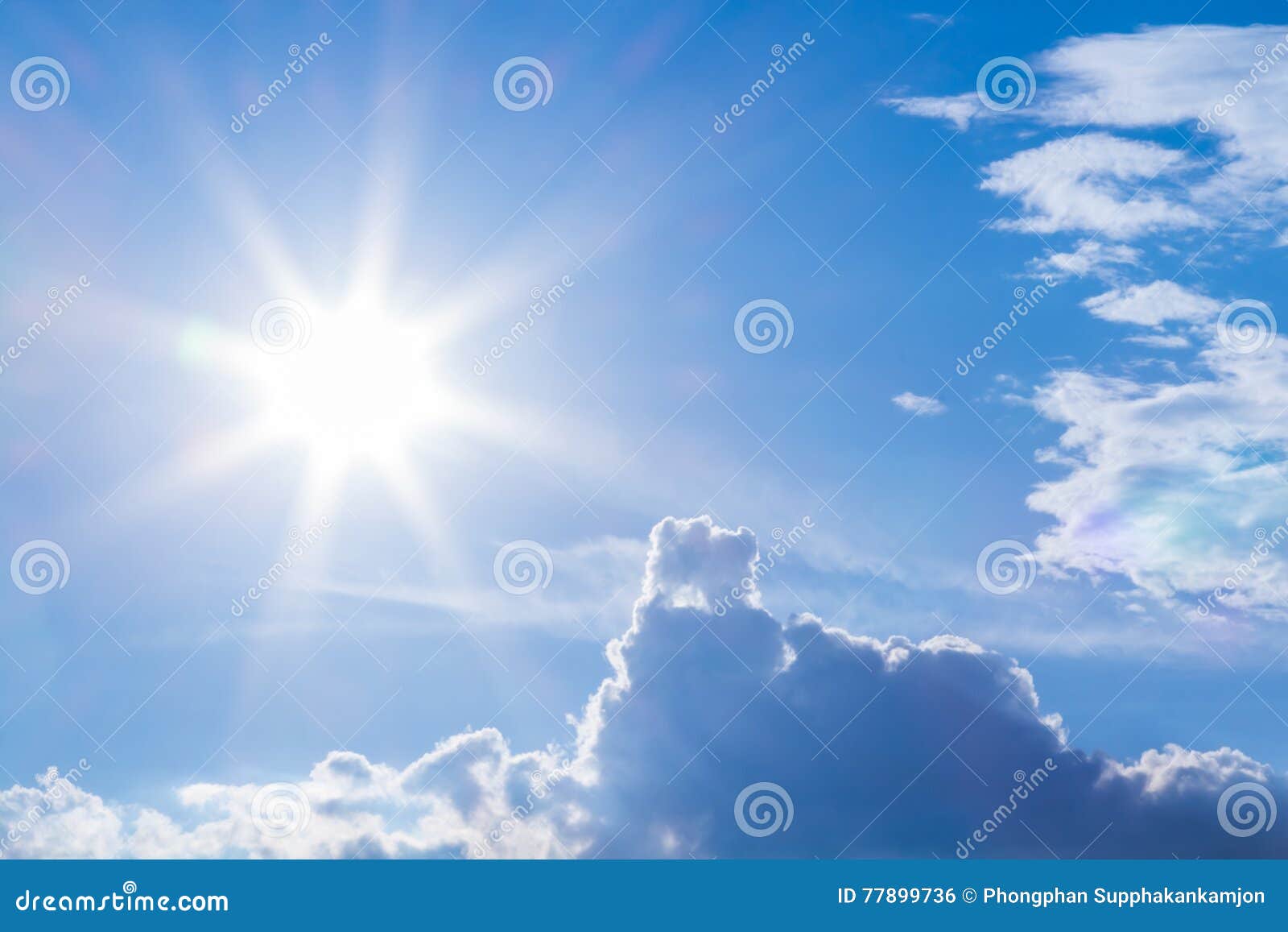 Beautiful Clouds and Sky in the Good Day Stock Photo - Image of beauty ...
