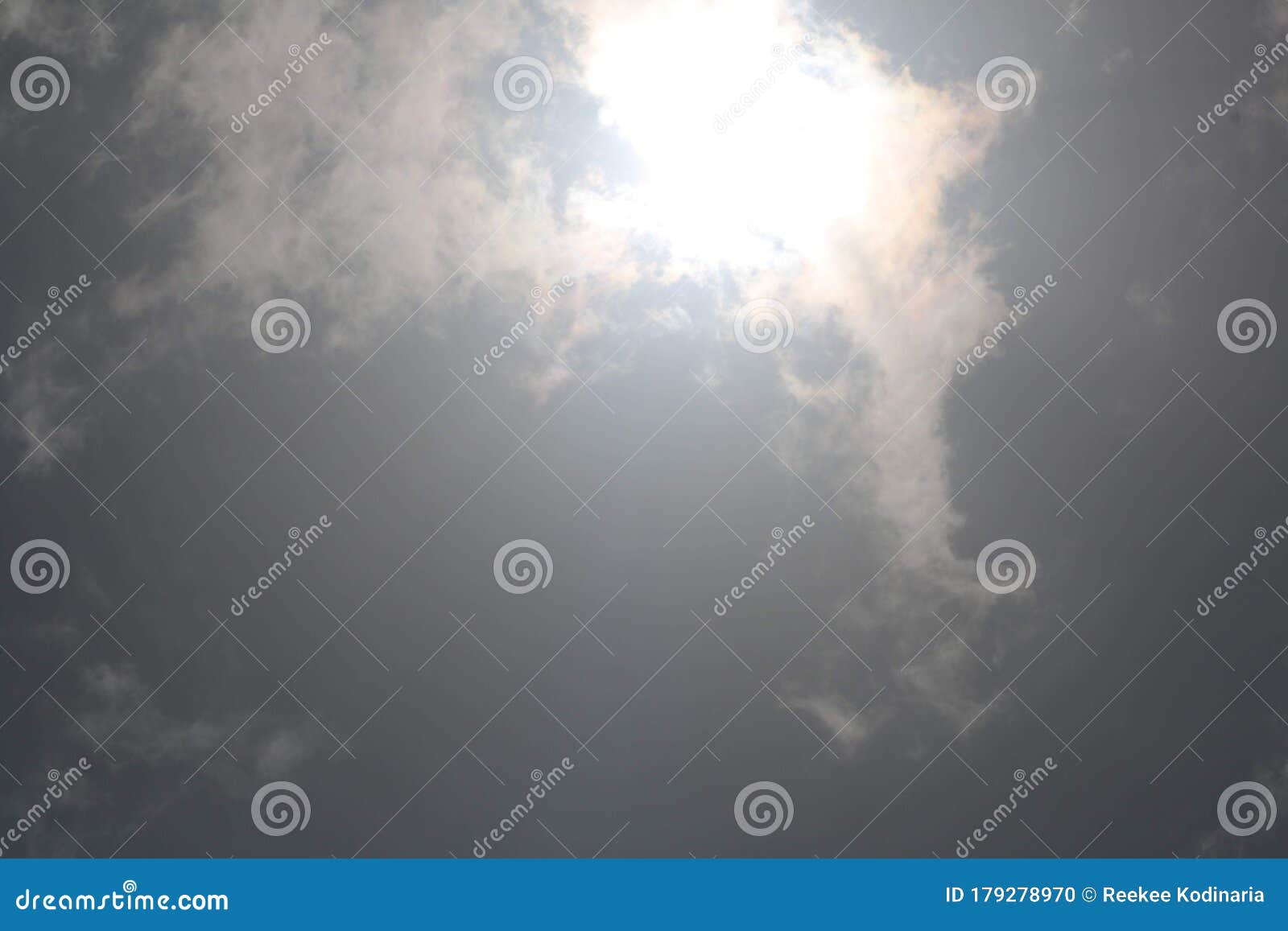 Beautiful Clouds in Sky with Little Sunlight Stock Photo - Image of ...