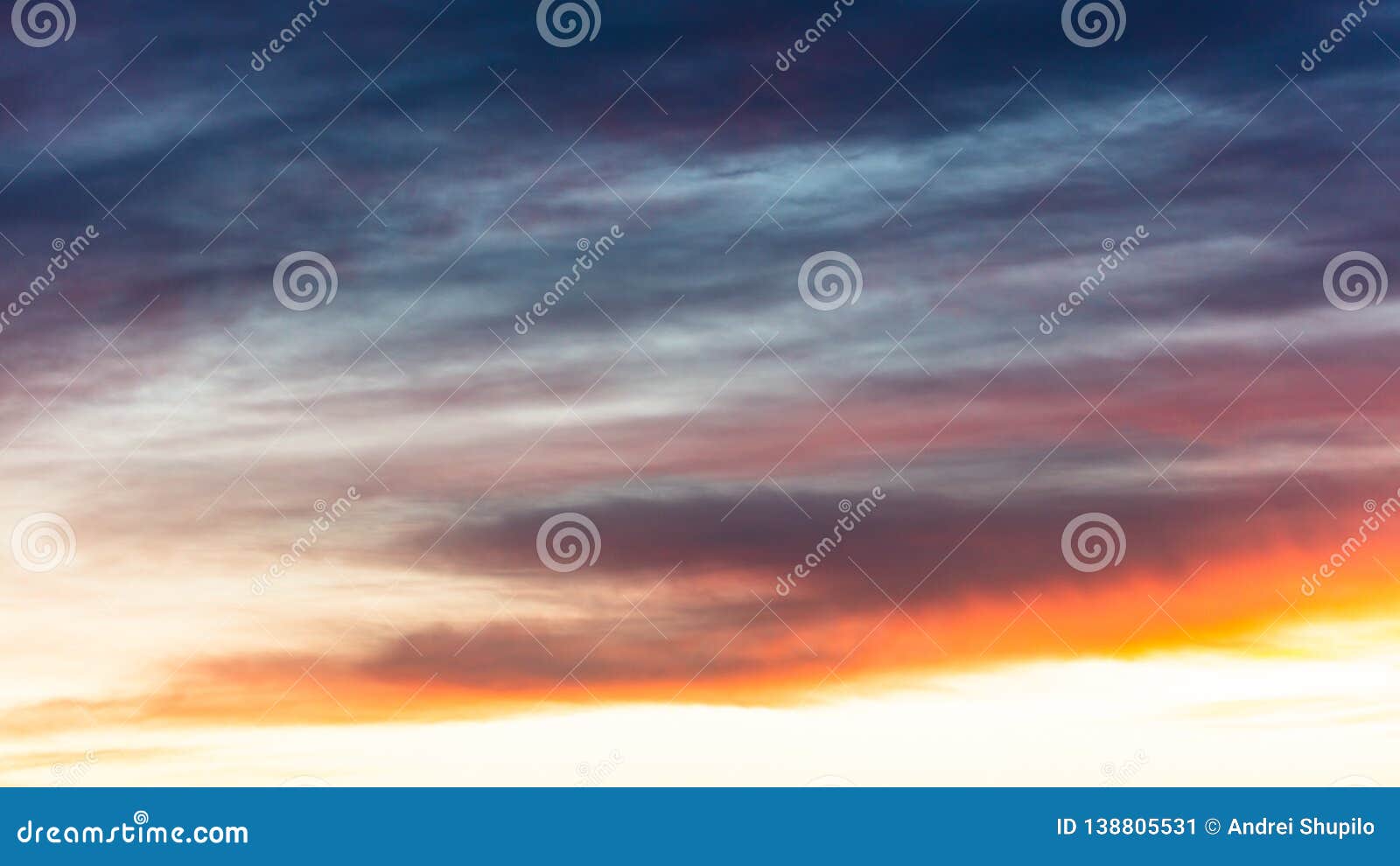Beautiful Clouds at Sunset As an Abstract Background Stock Image ...