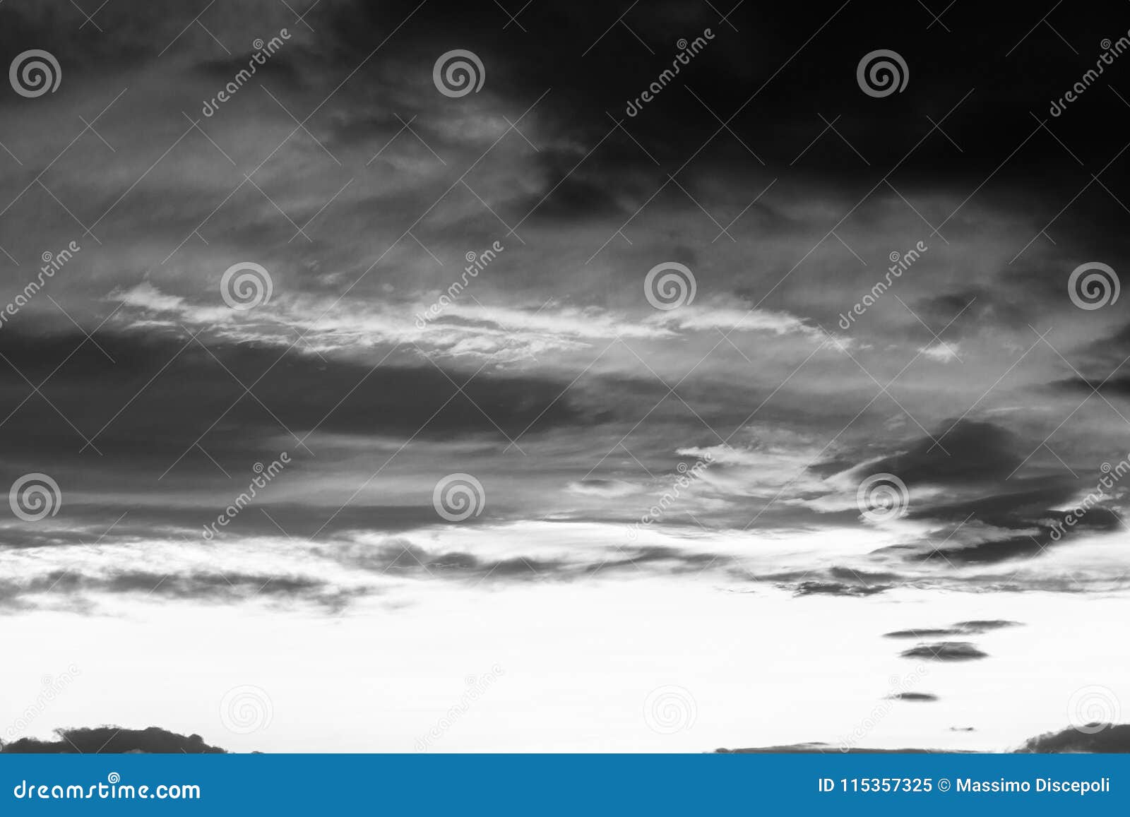 Beautiful Clouds at Sunset, Making Abstract Shapes Stock Image - Image ...