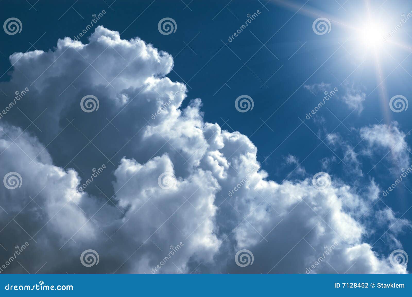 Beautiful Cloudscape Background Stock Photo - Image of forecast ...
