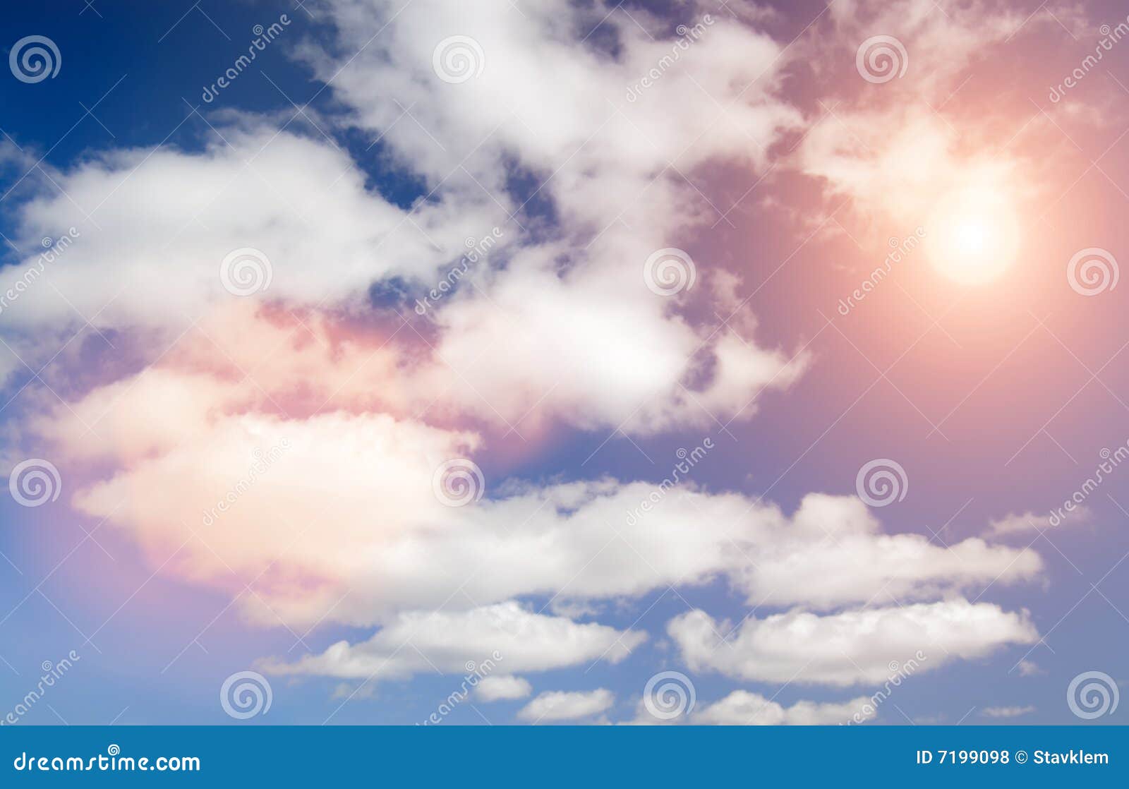 Beautiful Cloudscape Background Stock Photo - Image of meteorology ...
