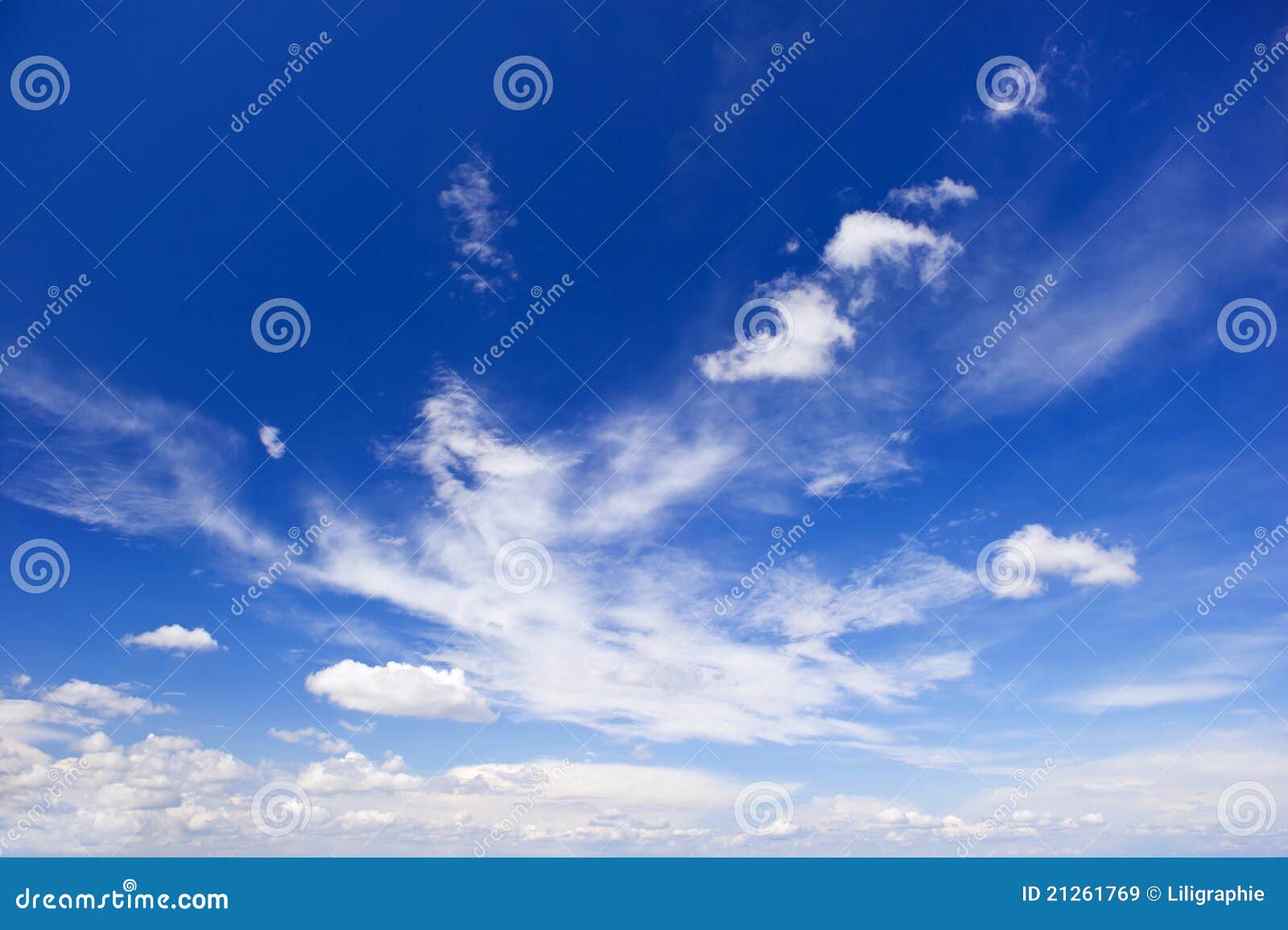 Beautiful cloudy sky stock image. Image of blue, clear - 21261769