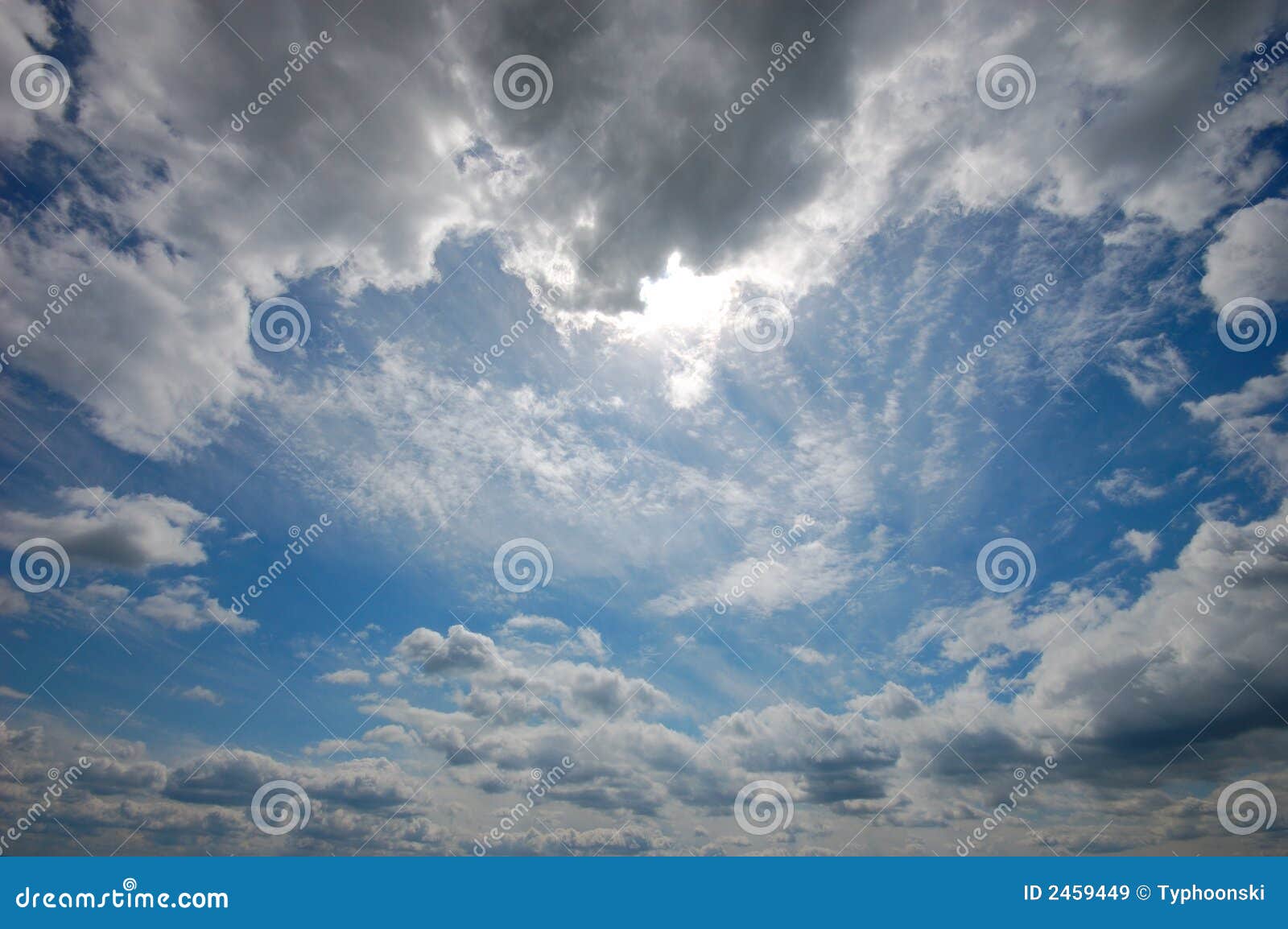 Beautiful Cloudy Sky stock image. Image of clean, moody - 2459449