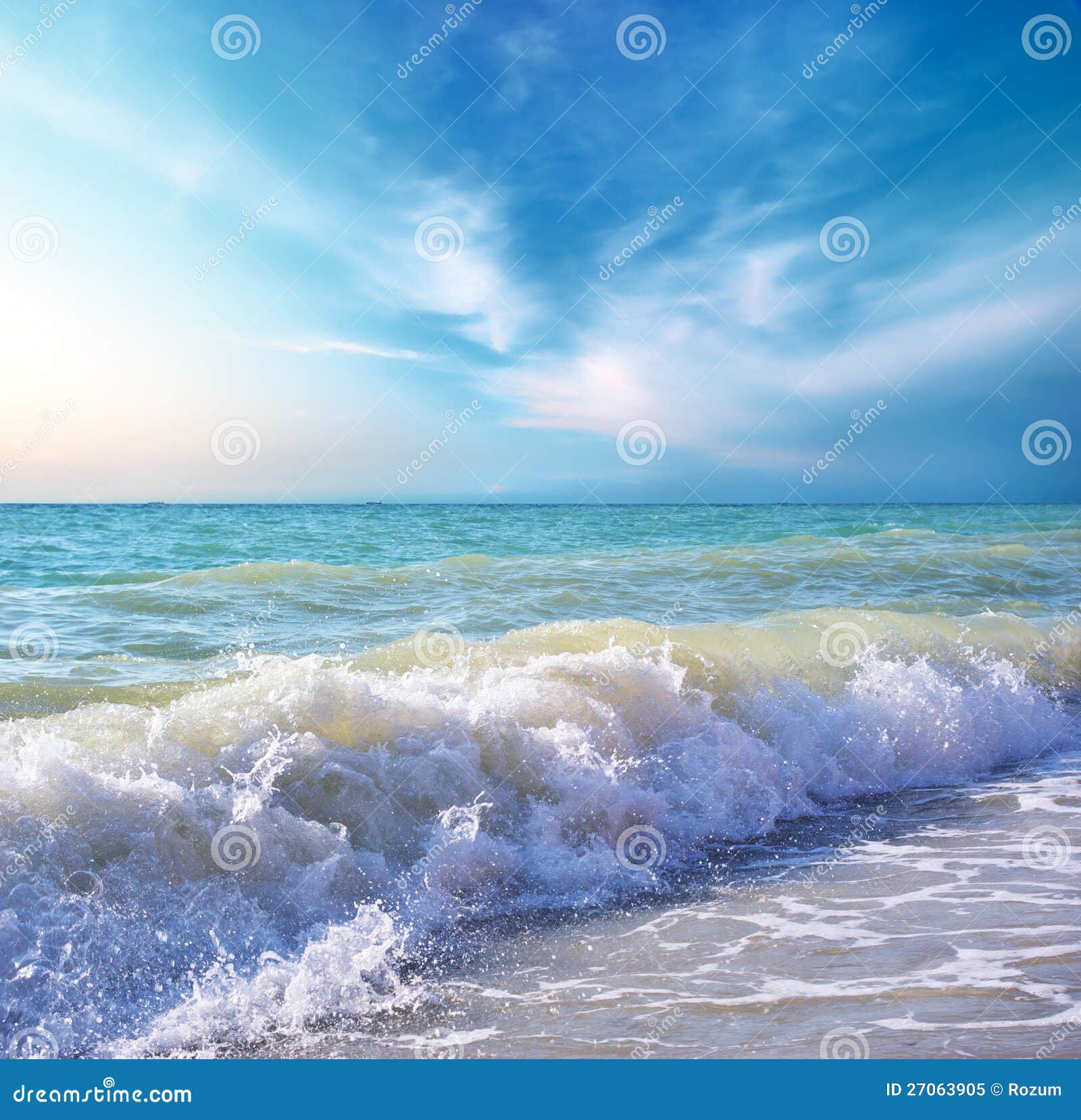 Beautiful Coast of Beach at Day. Nature Composition. Stock Image ...