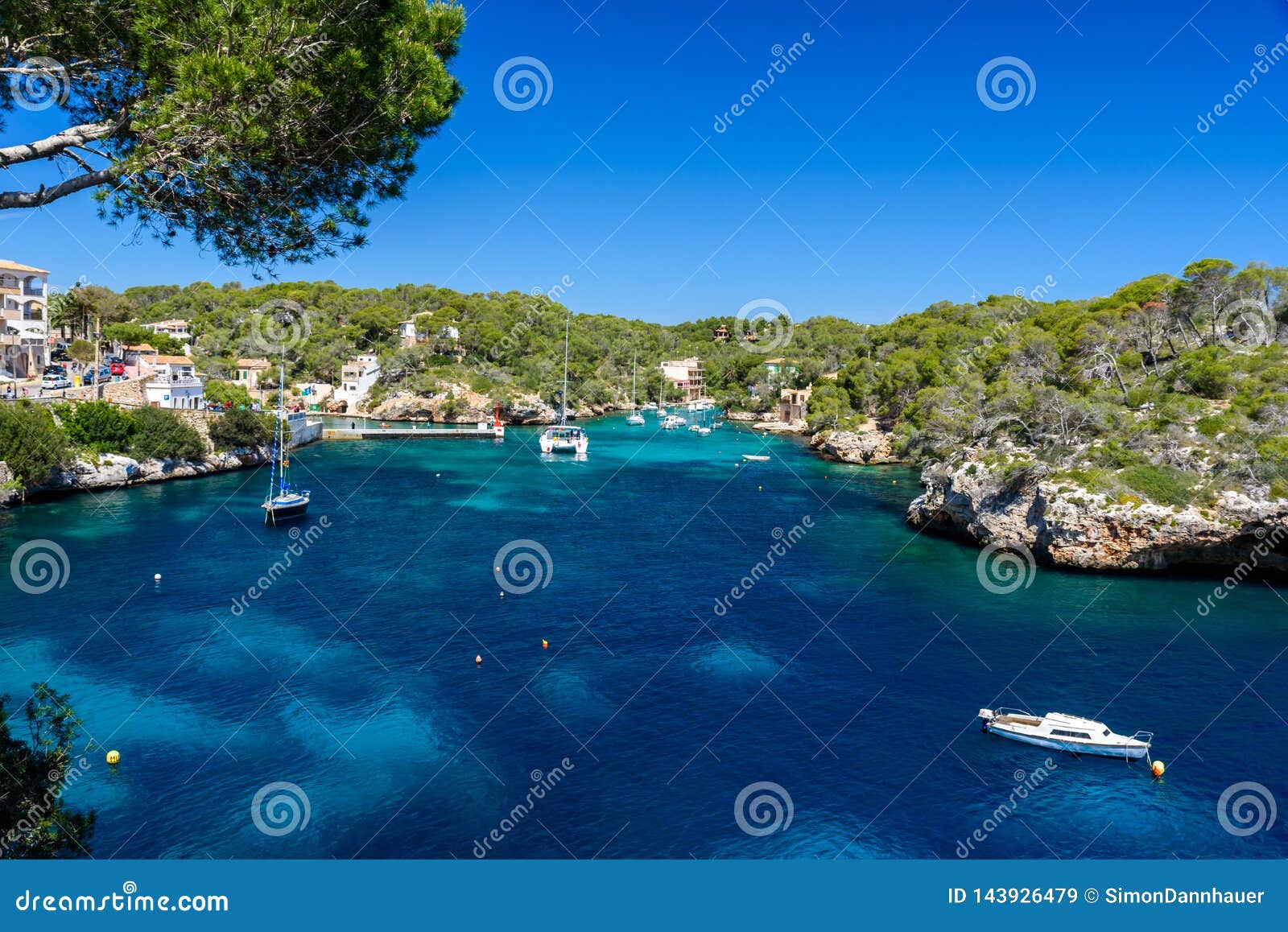 Beautiful Coast of Cala Figuera - Spain, Mallorca Stock Image - Image ...
