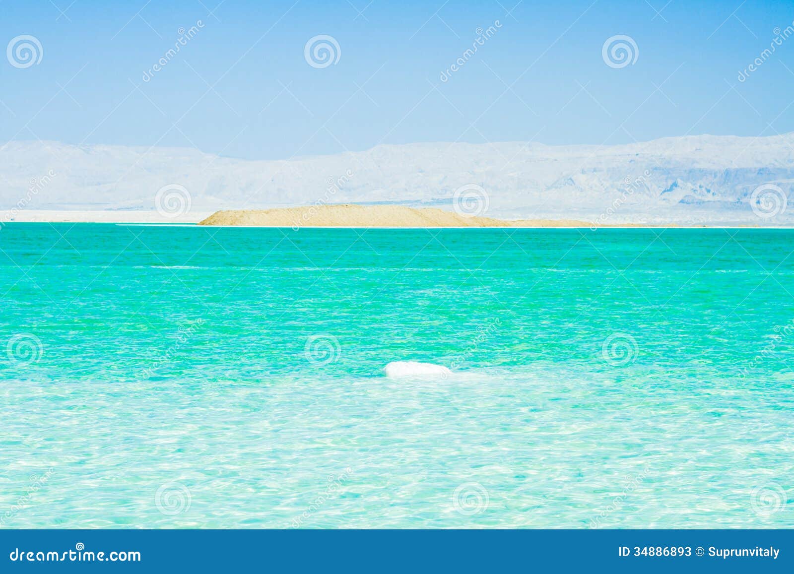 Beautiful Coast of the Dead Sea Stock Image - Image of famous ...