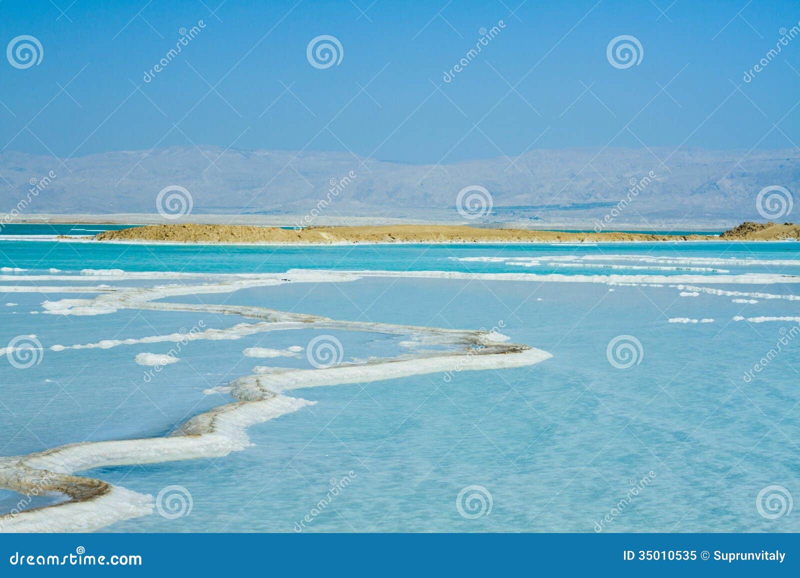Beautiful Coast of the Dead Sea Stock Image - Image of desert, beauty ...
