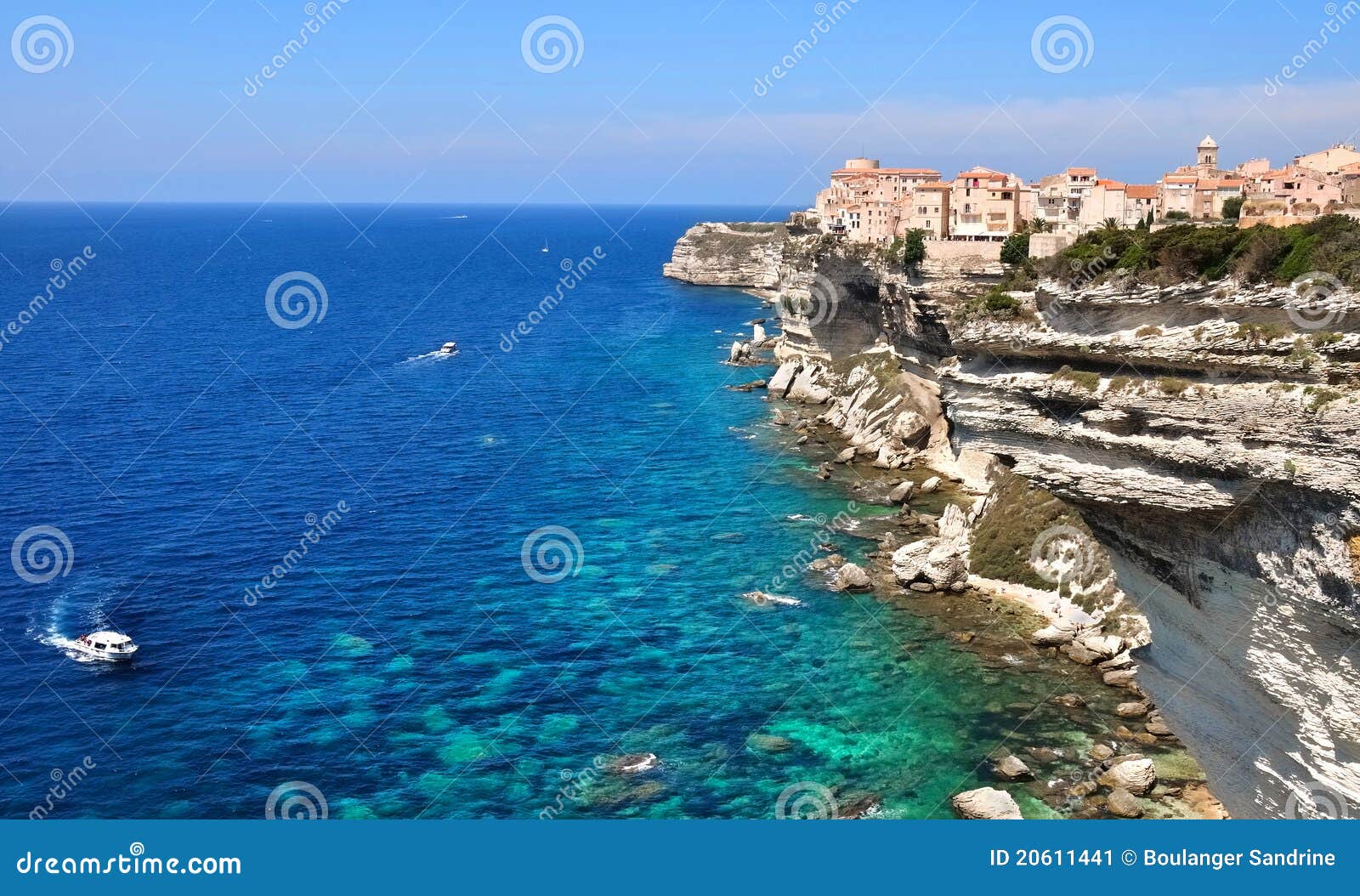 Beautiful Coast Mediterranean Stock Image - Image of citadel, beautiful ...