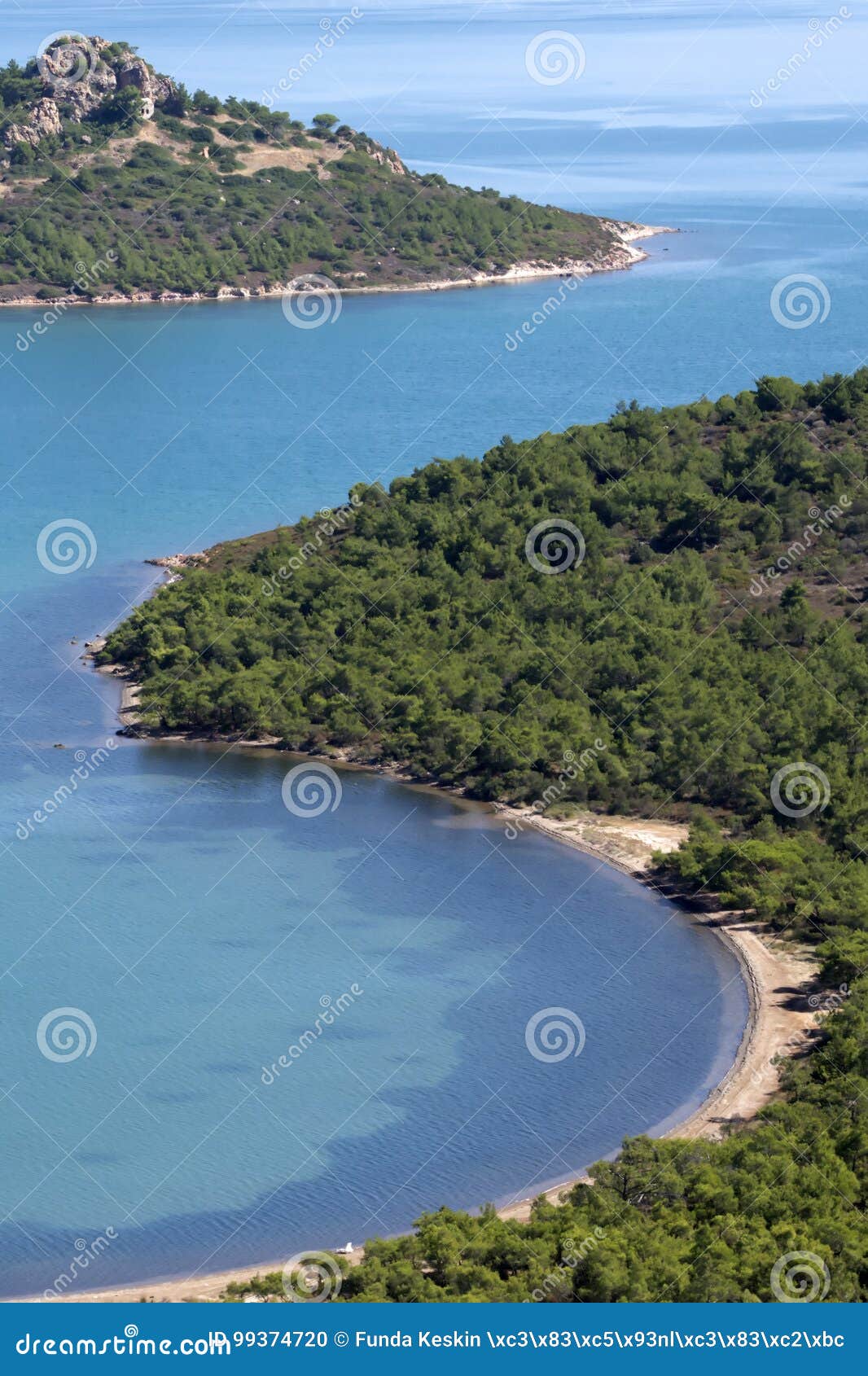 Coastline on Ayvalik Turkey Stock Photo - Image of landscape, shore ...