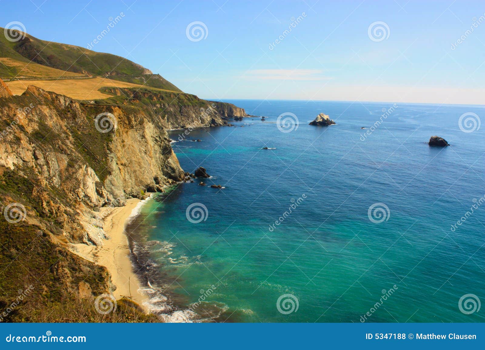 Beautiful Coastline stock photo. Image of amazing, beach - 5347188
