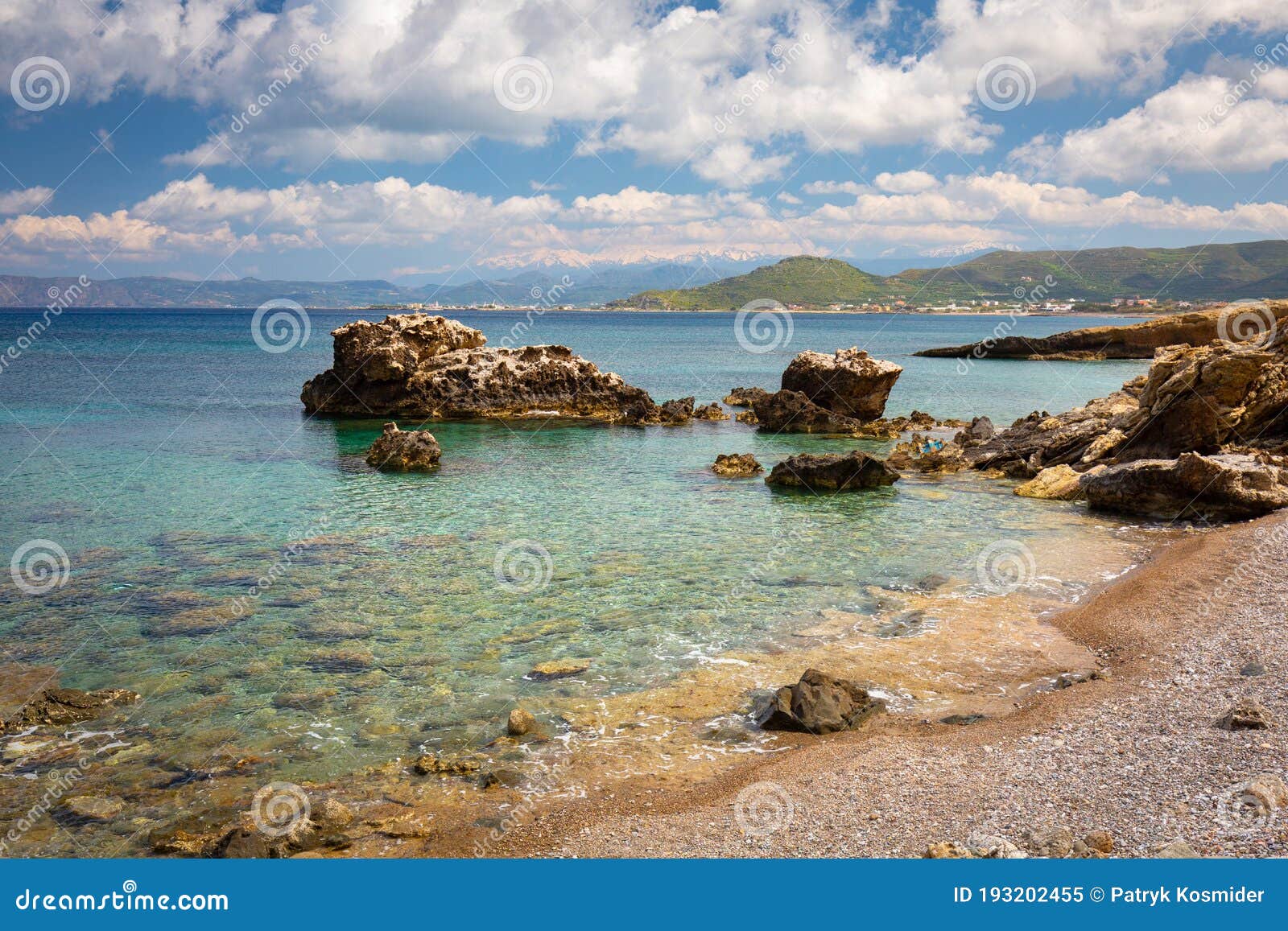 Beautiful Coastline of Crete Island, Greece Stock Image - Image of ...