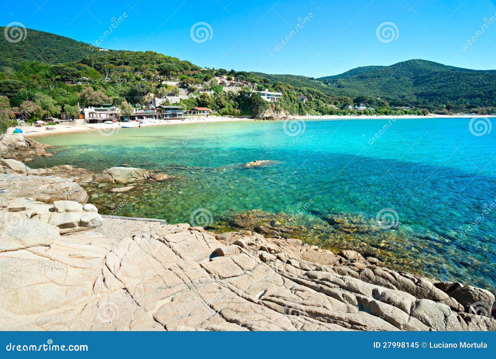 Beautiful Coastlines in Elba Island. Stock Image - Image of elba ...