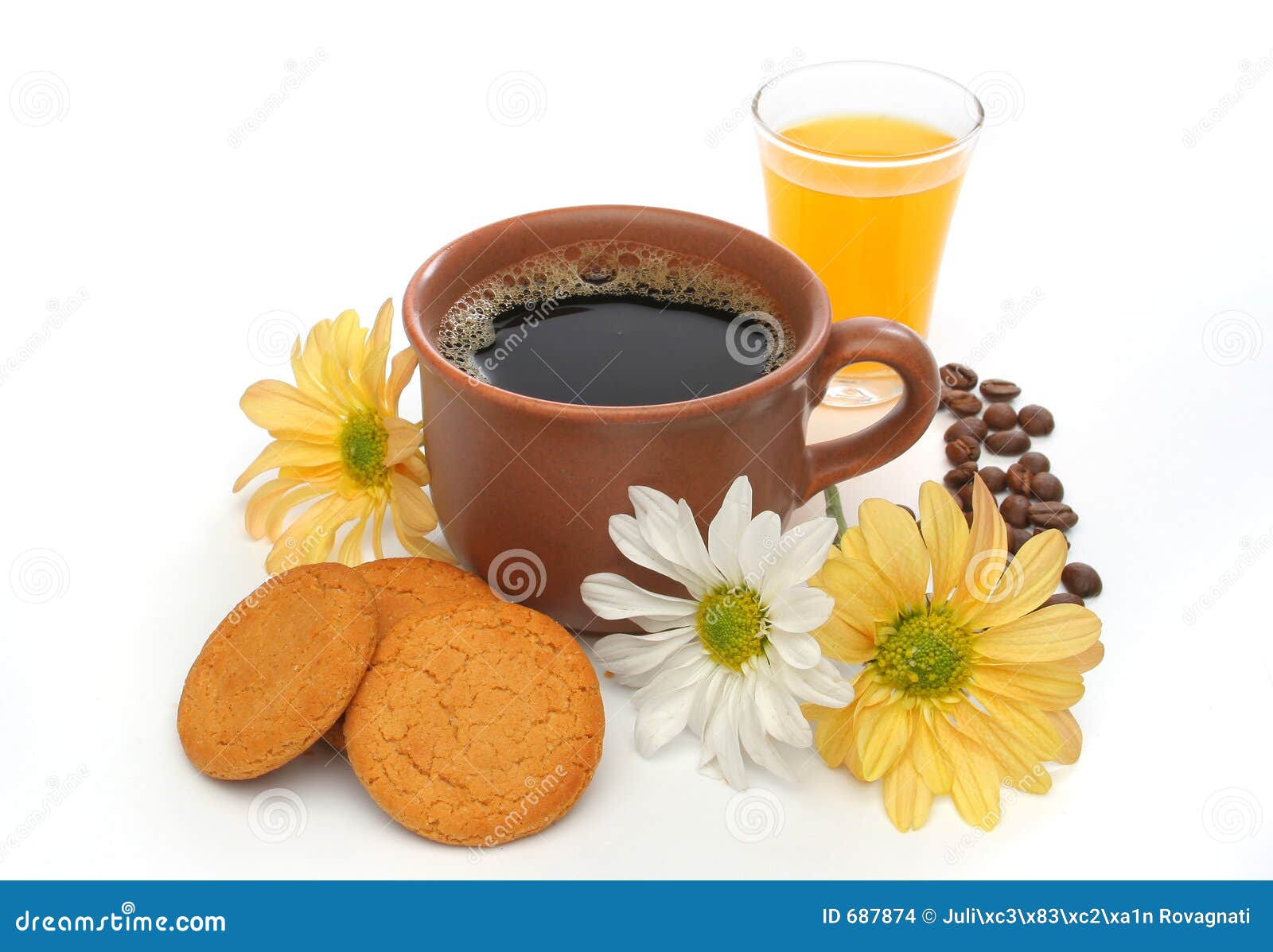 A beautiful coffee scene stock photo. Image of fresh, meal - 687874
