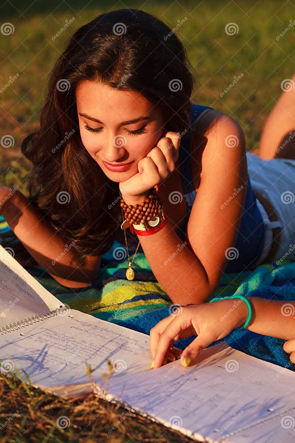 Beautiful College Girl Stock Image Image Of Gorgeous 28290111