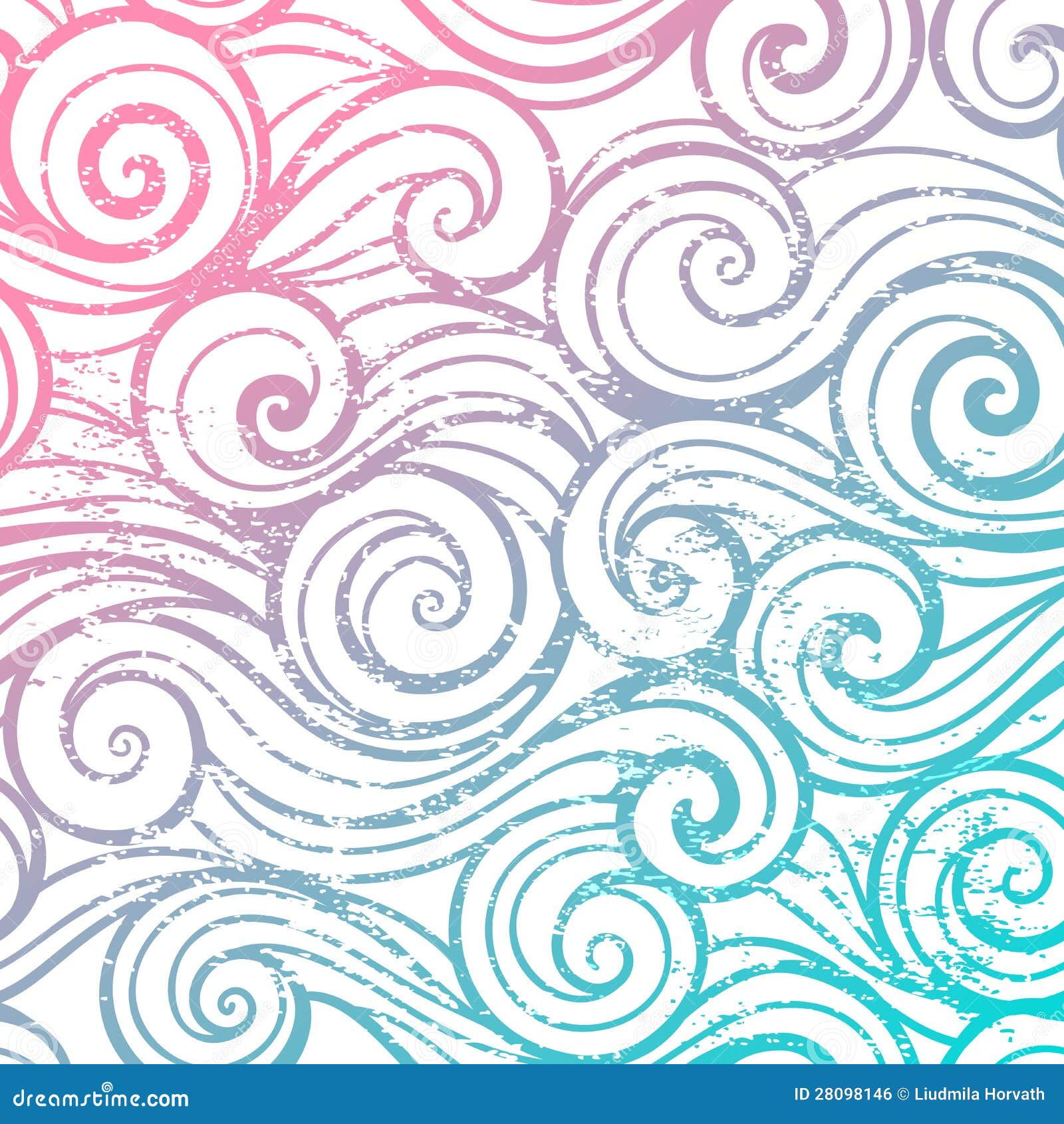 Beautiful Color Abstract Vintage Wave Pattern Stock Vector ...