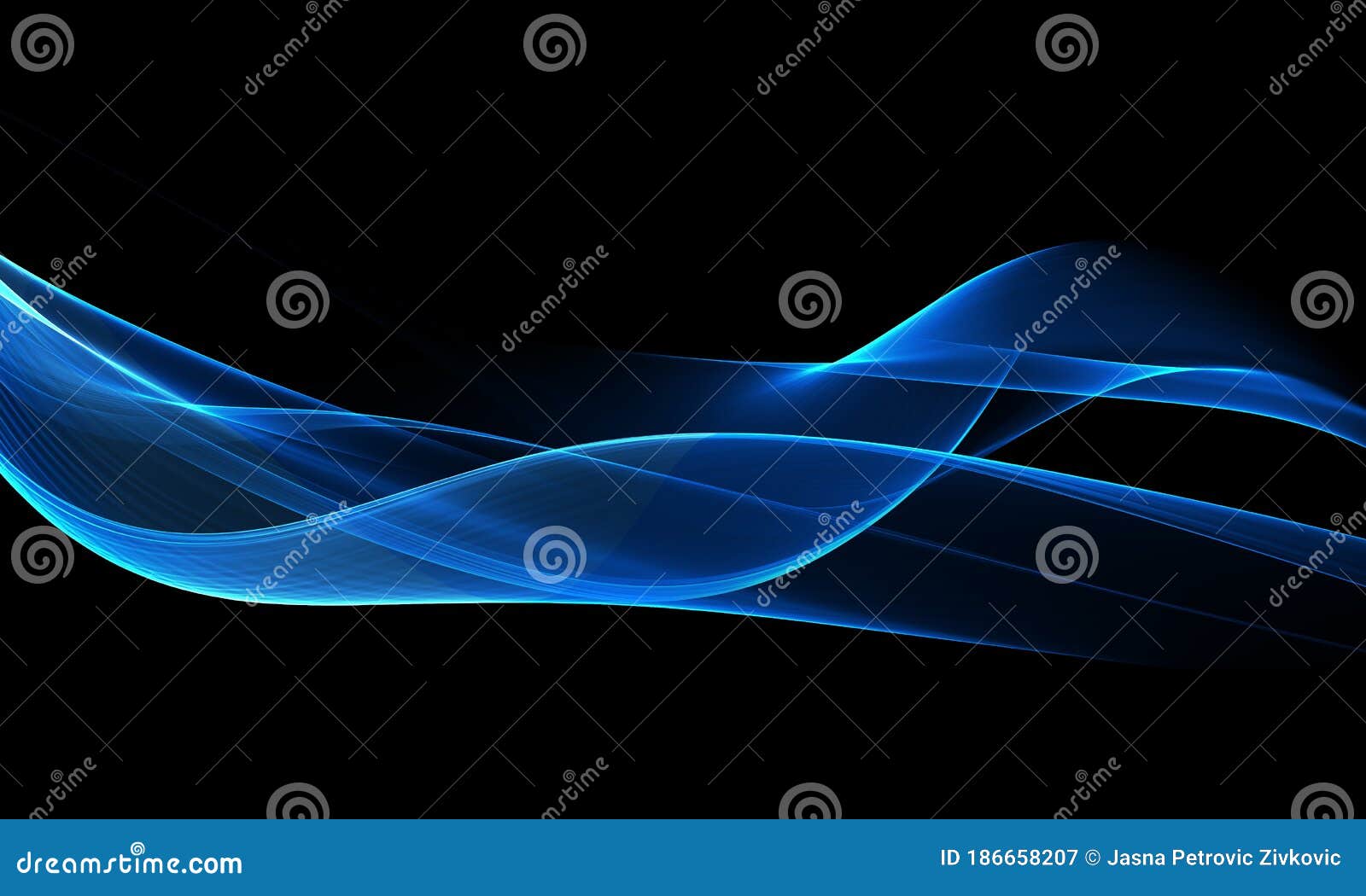 Color Light Blue Abstract Waves Design Stock Illustration ...