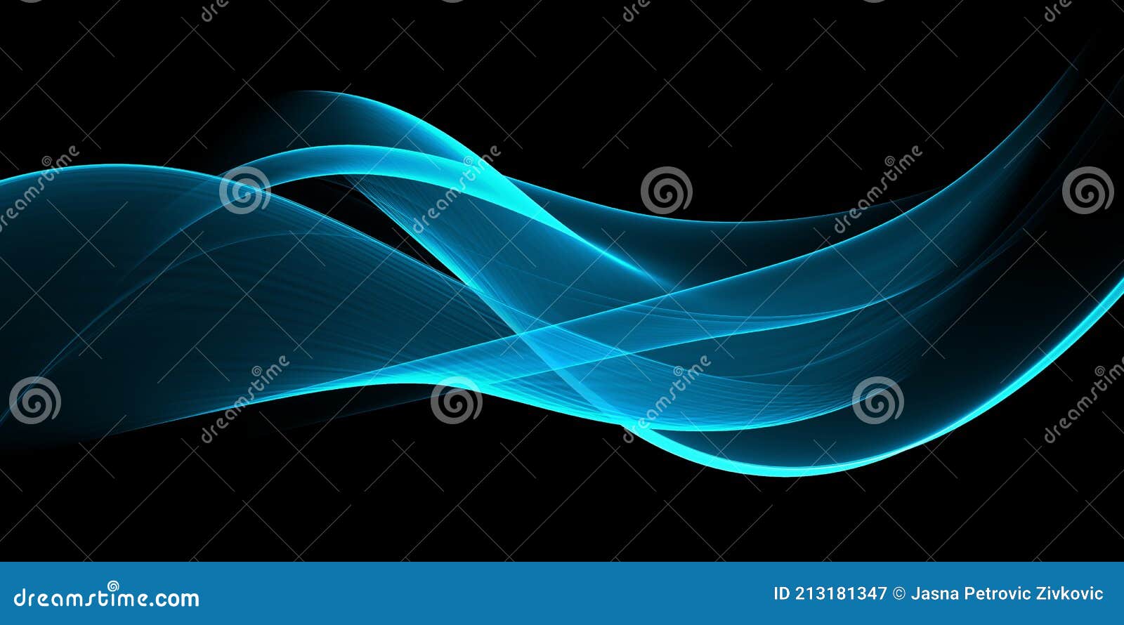Color Light Blue Abstract Waves Design Stock Illustration ...