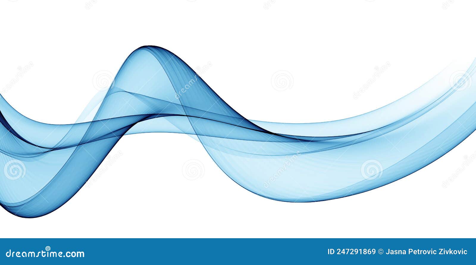 Color Light Blue Abstract Waves Design Stock Illustration ...