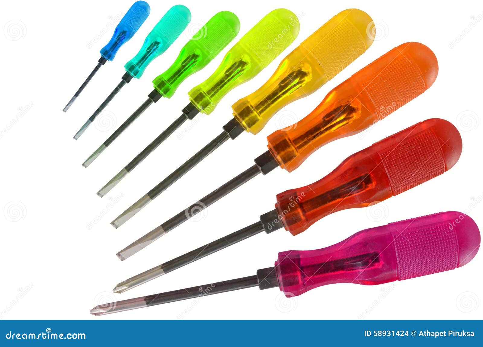 Beautiful Color Screwdrivers Stock Photo - Image of isolated ...