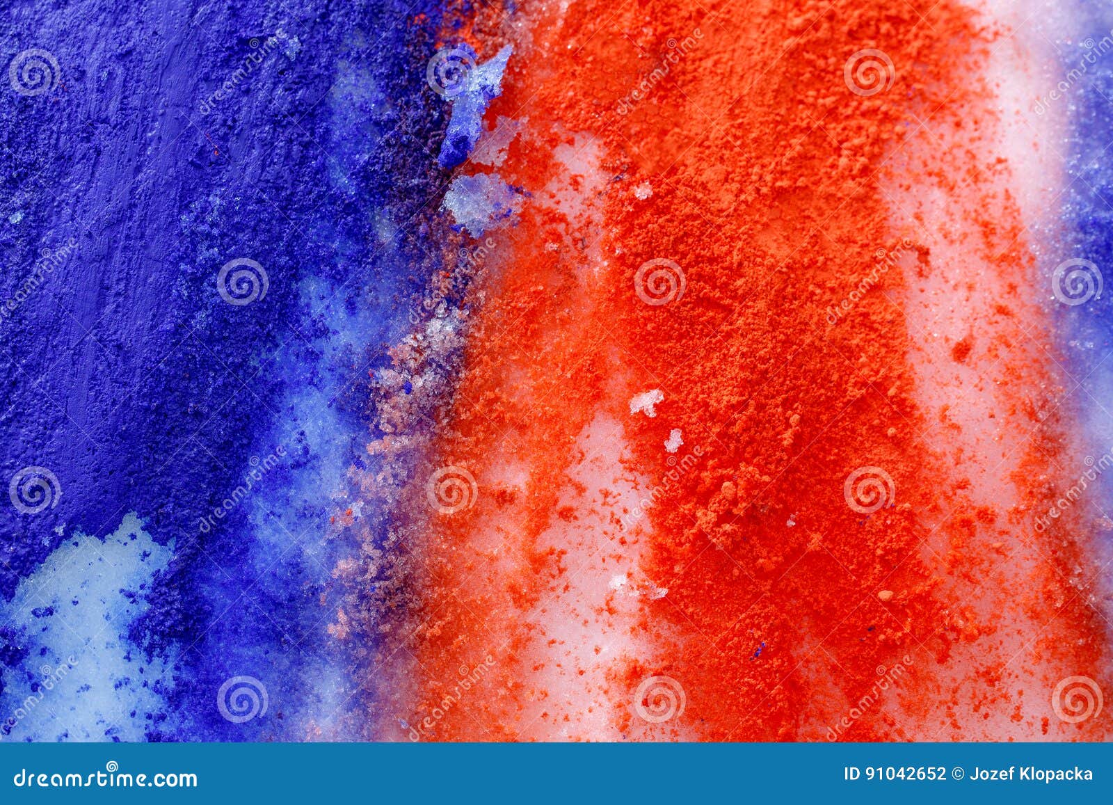 Beautiful Color Snow. Detail Structure in Snow. Stock Photo - Image of ...