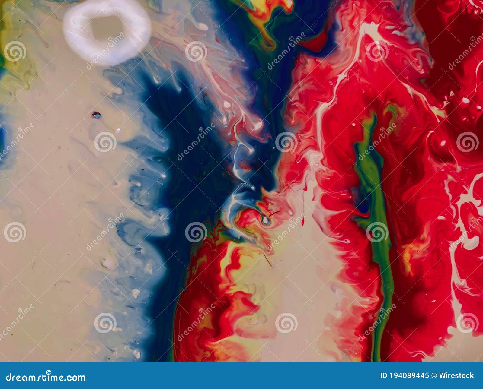 Beautiful Color Splash Abstract Art - Perfect for Background Usage ...