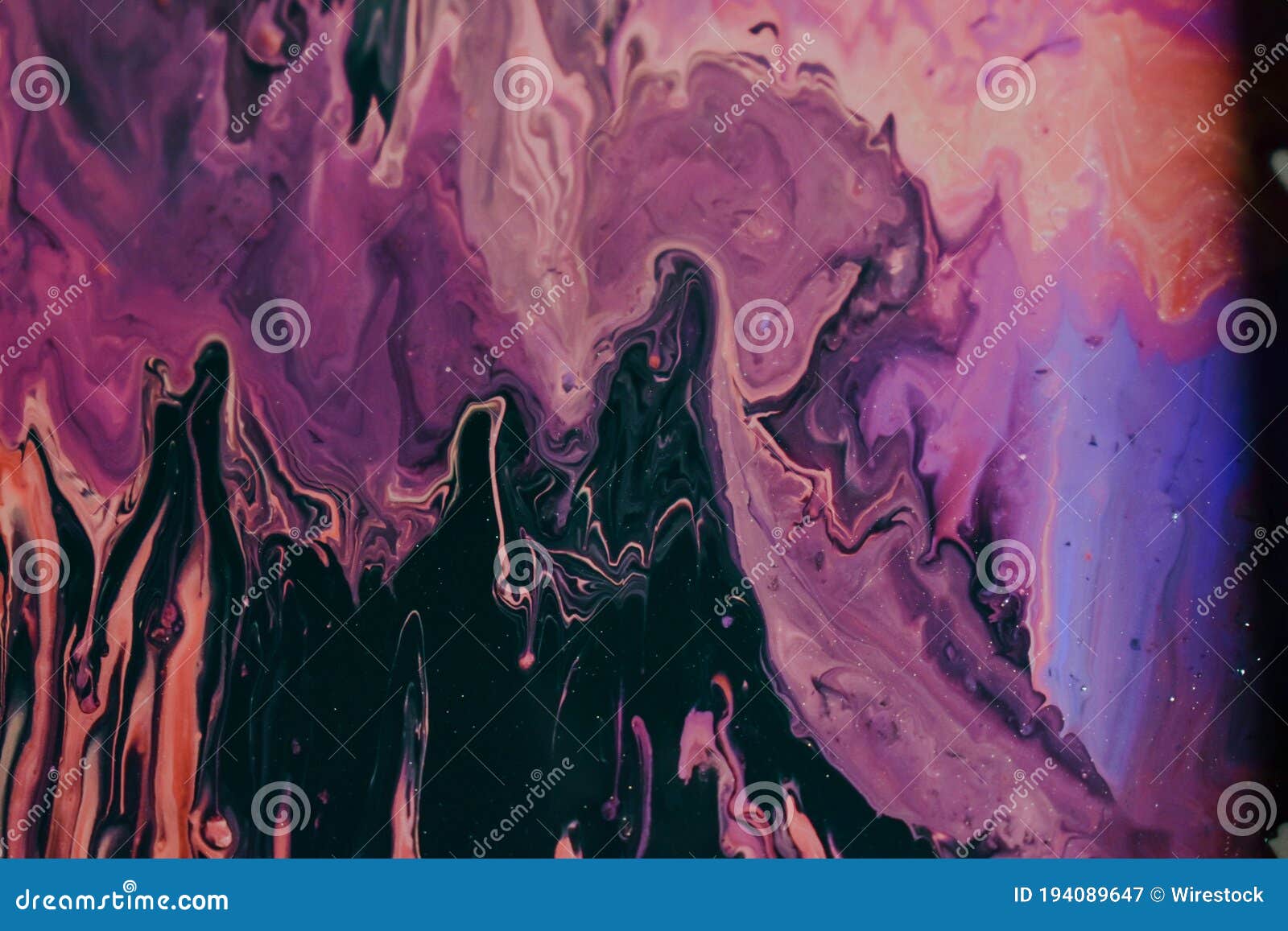 Beautiful Color Splash Abstract Art - Perfect for Background Usage ...