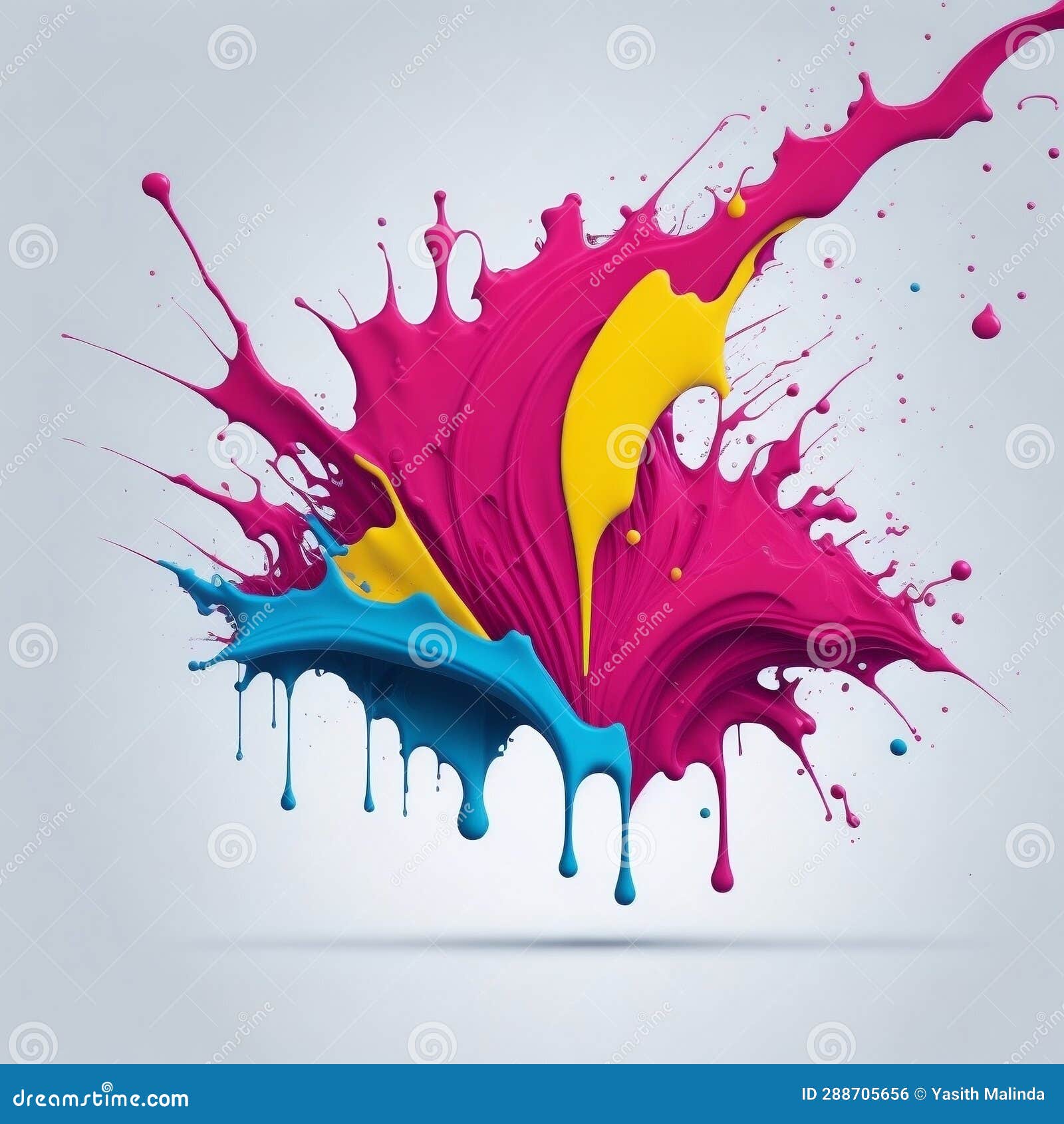 Color splash stock illustration. Illustration of drawing - 288705656