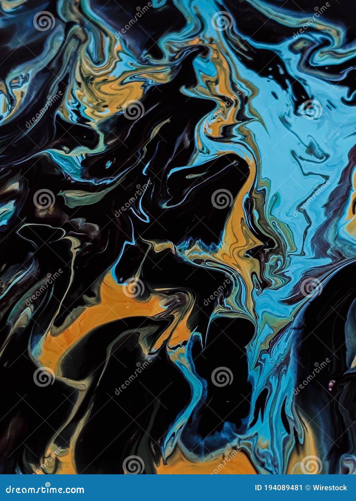 Beautiful Color Splash Art Perfect for Background Usage Stock Image ...